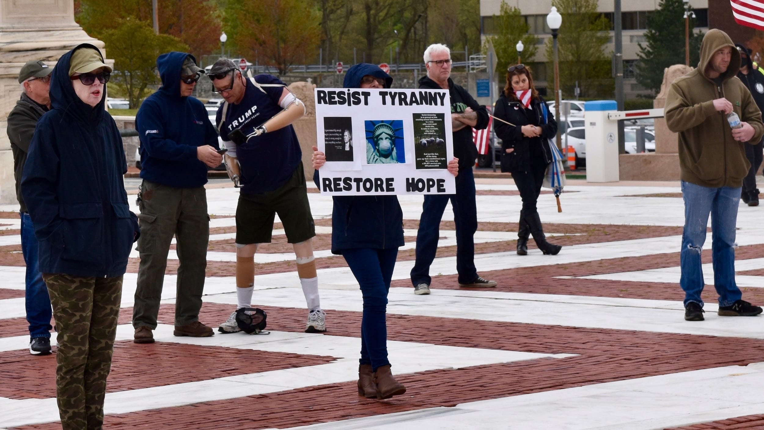 Reopen Rhode Island Rally: Calls to End COVID-19 Orders and Reopen State
