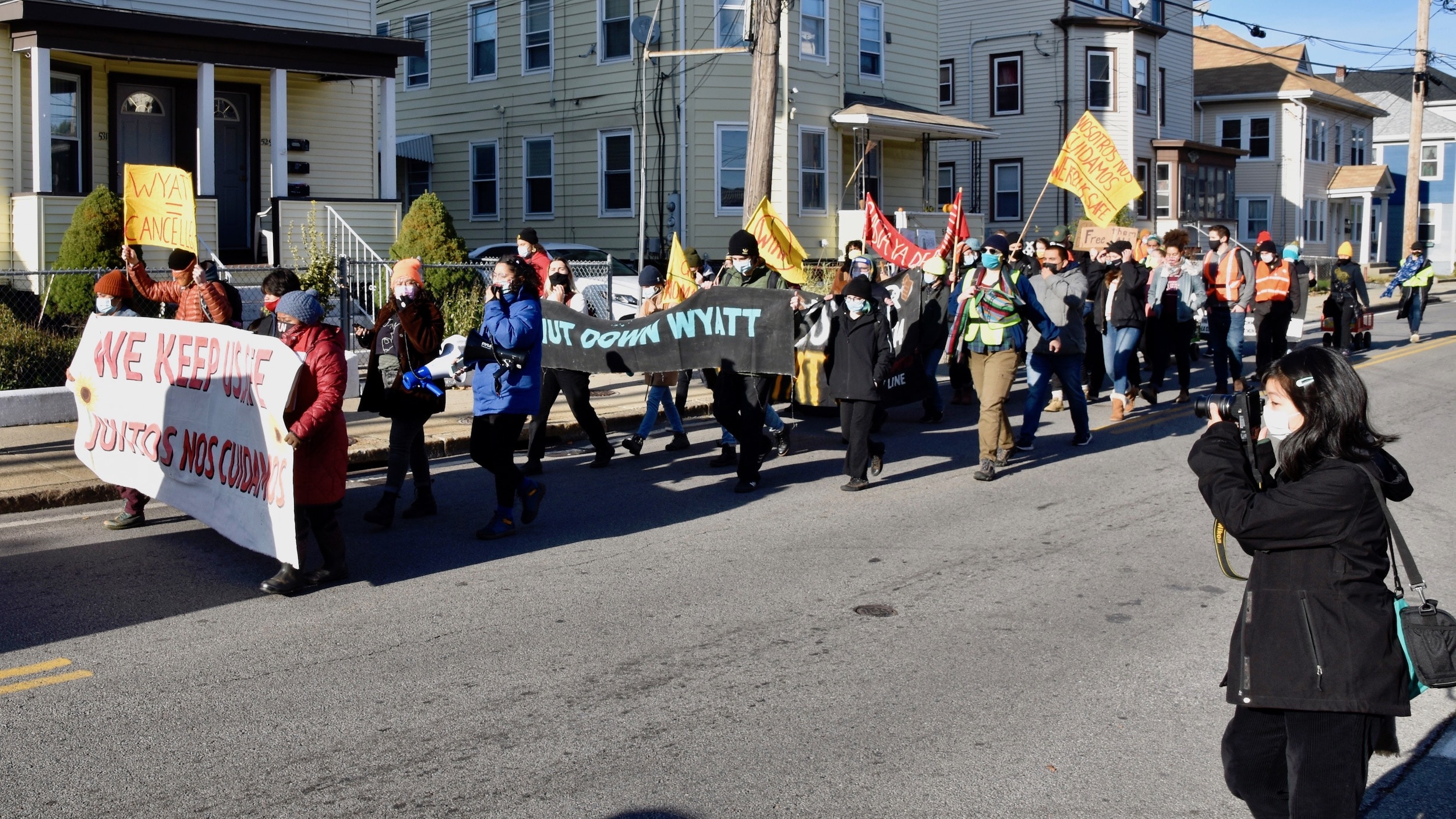 March Against Wyatt Detention Center: Advocates Call for Shut Down and ...
