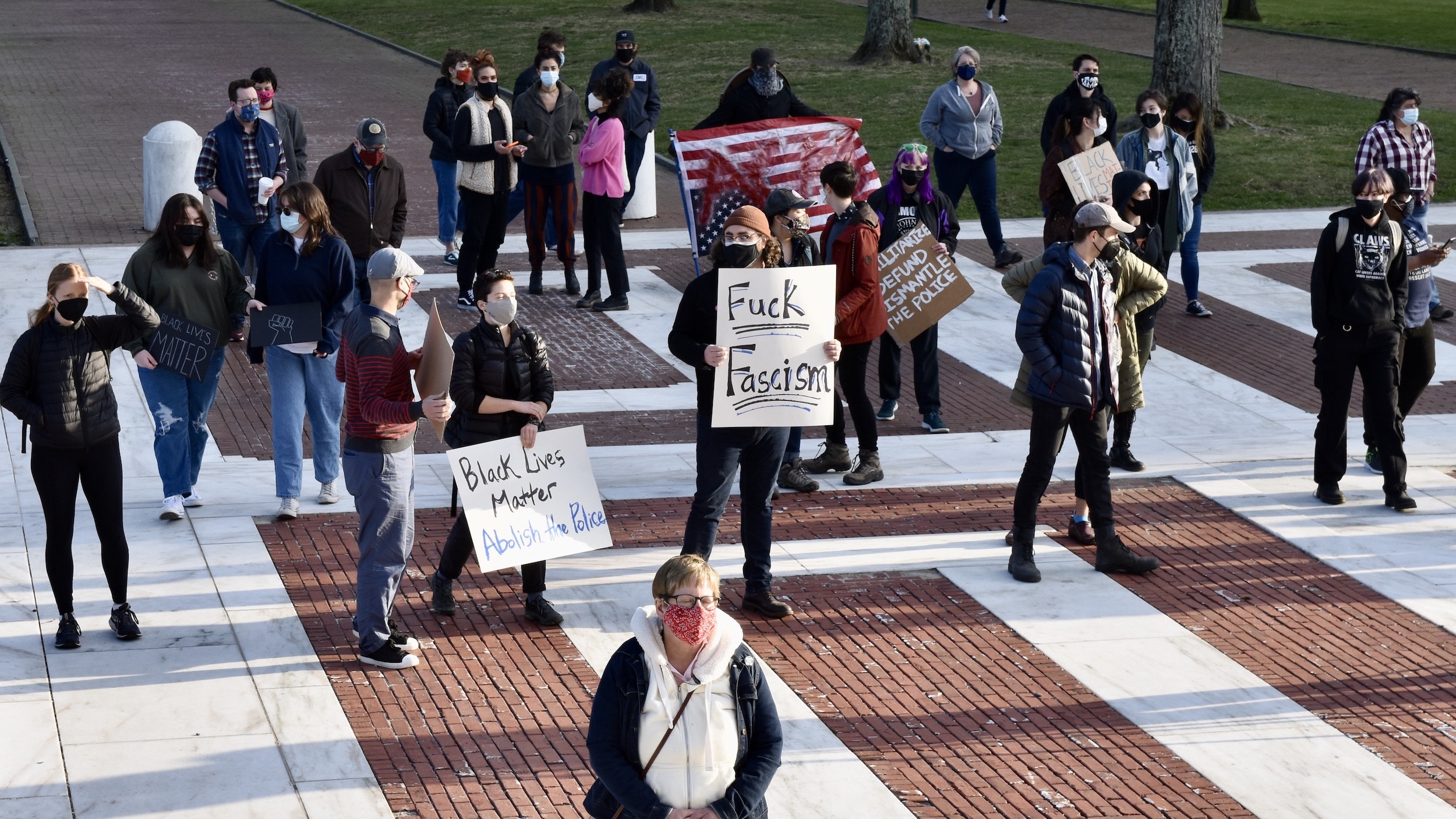 Black Lives Matter Rhode Island PAC Protest Calls for Action Against ...